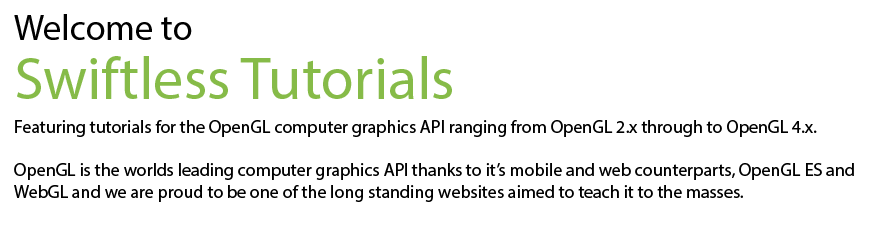 Mainsmaller Swiftless Tutorials Various Older Tutorials And Newer Programming Musings